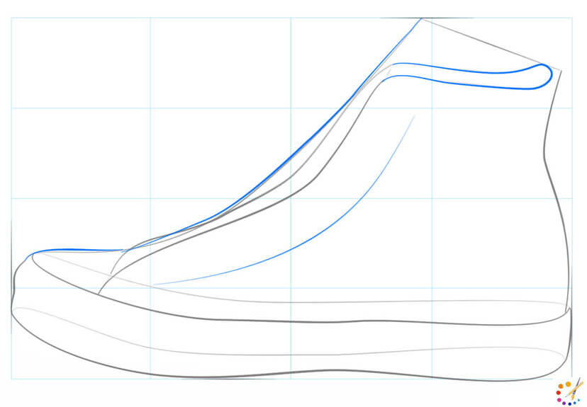 How to Draw Shoes Step By Step - For Kids & Beginners