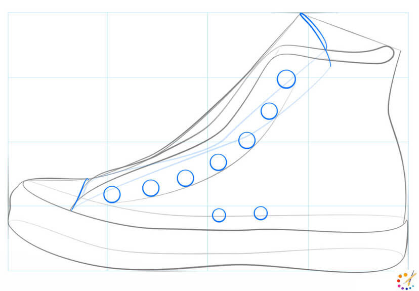 How to Draw Shoes Step By Step - For Kids & Beginners