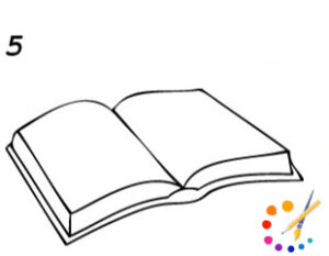 How to Draw a Book Step by Step [Open & Close] - How to Draw Anything ...