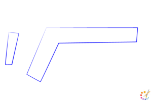 How to Draw a Gun Step By Step – For Kids & Beginners