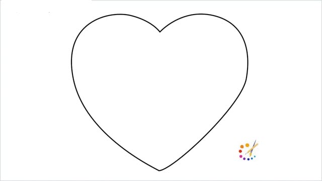 How to Draw Heart Step By Step - For Kids & Beginners