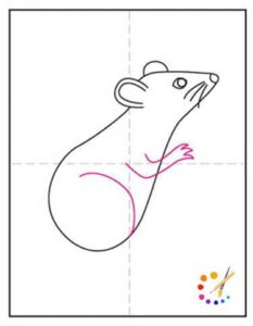 How to Draw a Mouse Step By Step – For Kids & Beginners