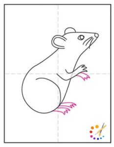 How to Draw a Mouse Step By Step – For Kids & Beginners