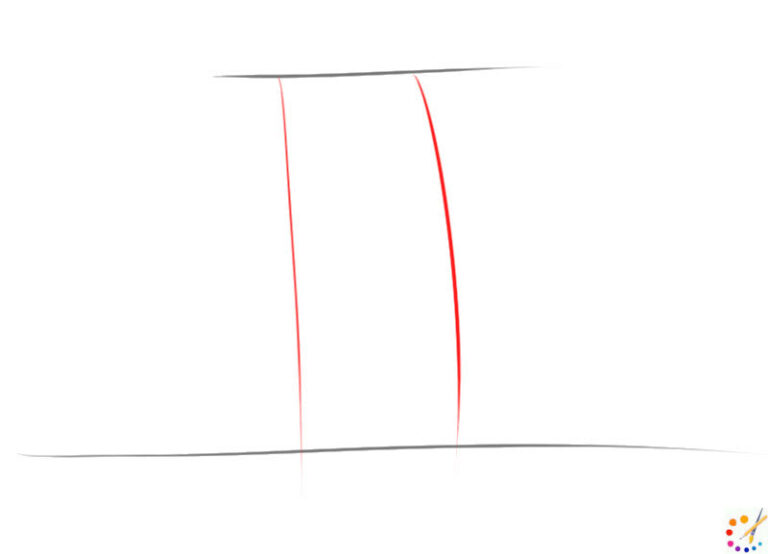 How to Draw a Waterfall Step By Step – For Kids & Beginners