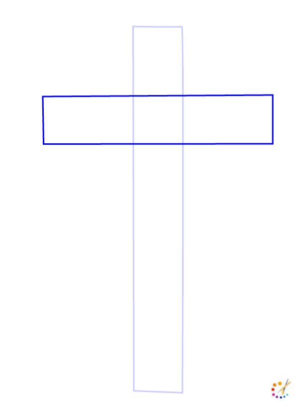 How to Draw a Cross Step By Step – For Kids & Beginners