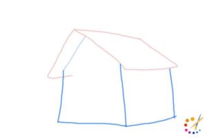 How to Draw a House Step By Step – For Kids & Beginners
