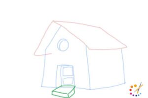 How to Draw a House Step By Step – For Kids & Beginners
