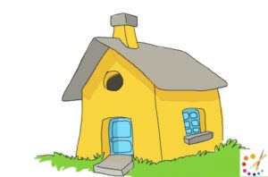 How to Draw a House Step By Step – For Kids & Beginners