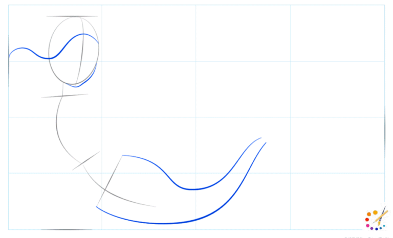 How to Draw a Mermaid Step By Step – For Kids & Beginners