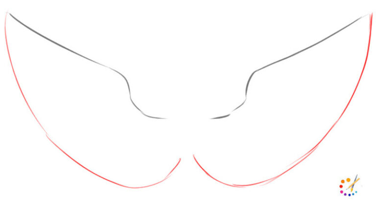How to Draw Wings Step By Step – For Kids & Beginners