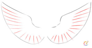 How to Draw Wings Step By Step – For Kids & Beginners