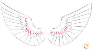 How to Draw Wings Step By Step – For Kids & Beginners