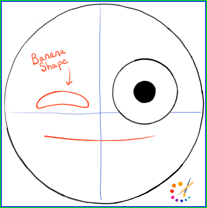 How To Draw Wink Emoji Step by Step for Beginners
