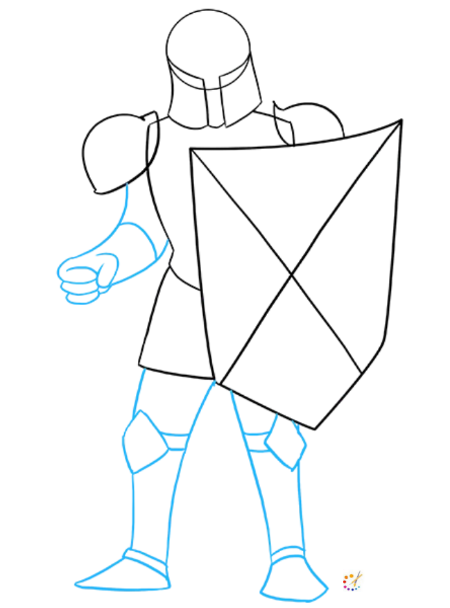 How to Draw an Armor Step By Step – For Kids & Beginners