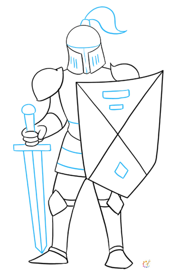 How to Draw an Armor Step By Step – For Kids & Beginners