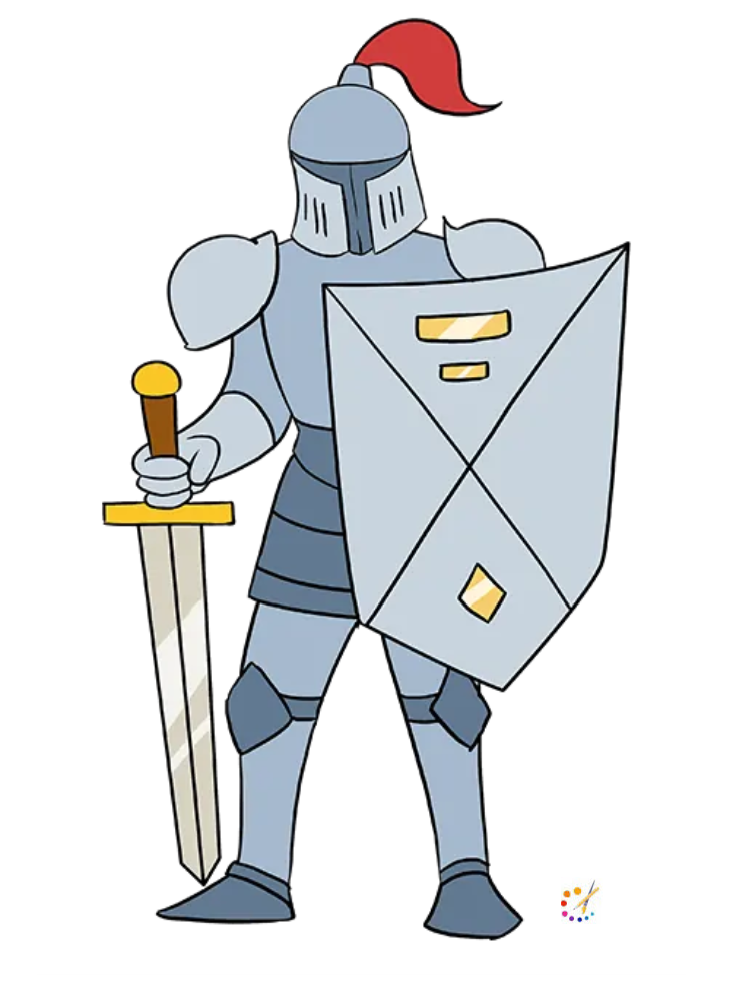 How to Draw an Armor Step By Step – For Kids & Beginners