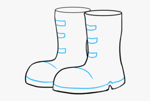 How to Draw Boots Step By Step – For Kids & Beginners