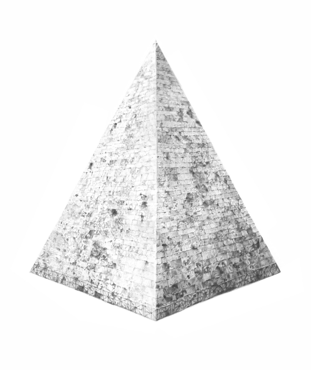 How to Draw a Pyramid Step By Step – For Kids & Beginners
