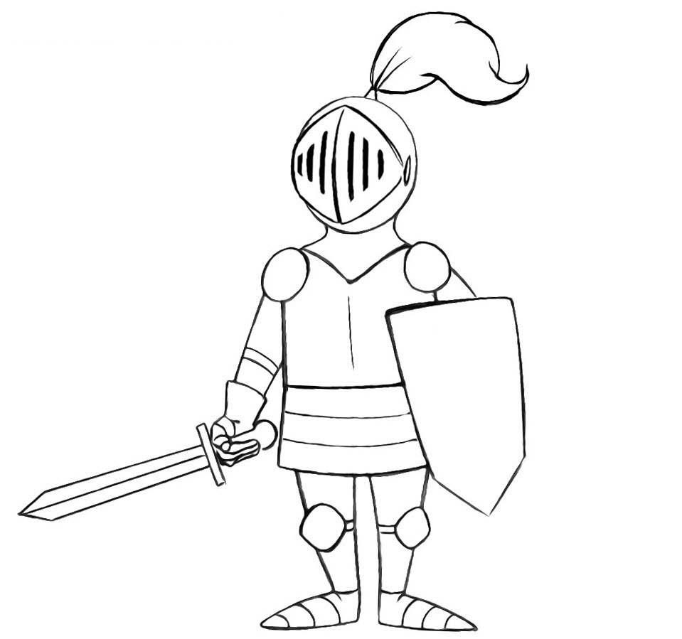 How to Draw an Armor Step By Step – For Kids & Beginners