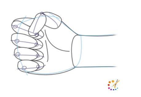 How to Draw A Hand Step By Step - For Kids & Beginners