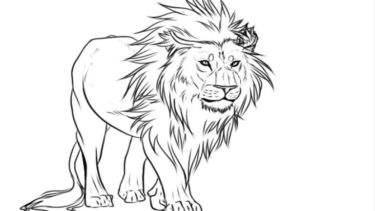 How to Draw Lion Step By Step - For Kids & Beginners