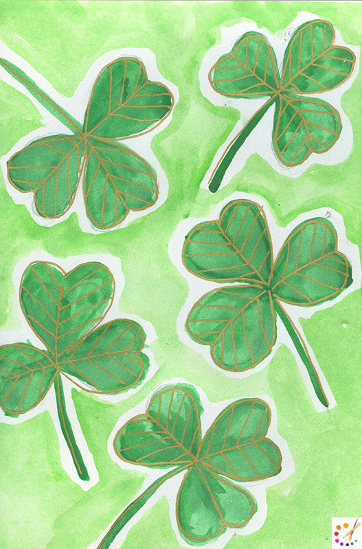 How to Draw a Shamrock Step By Step – For Kids & Beginners