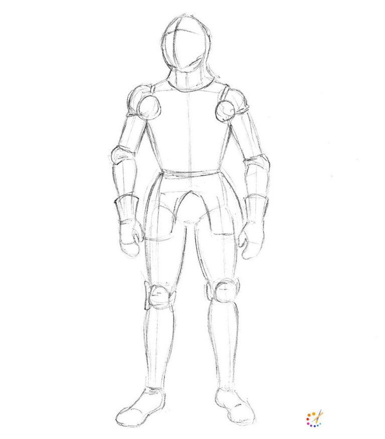 How to Draw an Armor Step By Step – For Kids & Beginners