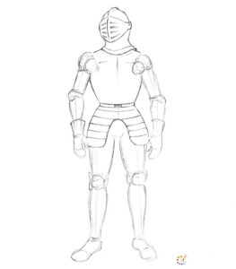 How to Draw an Armor Step By Step – For Kids & Beginners