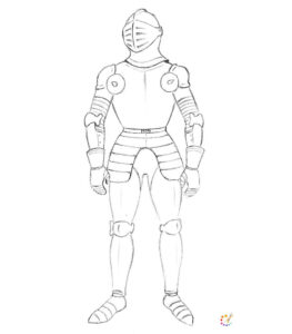 How to Draw an Armor Step By Step – For Kids & Beginners