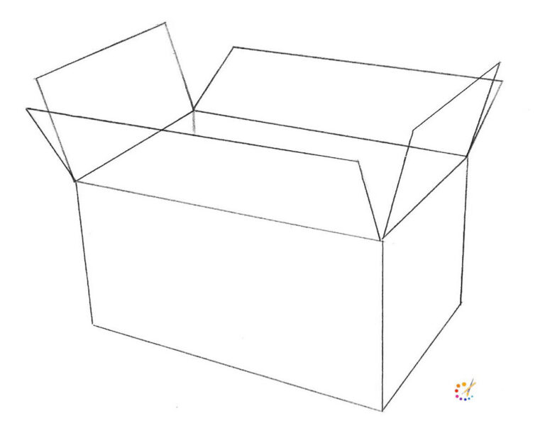 How To Draw a Box Step By Step – For Kids & Beginners