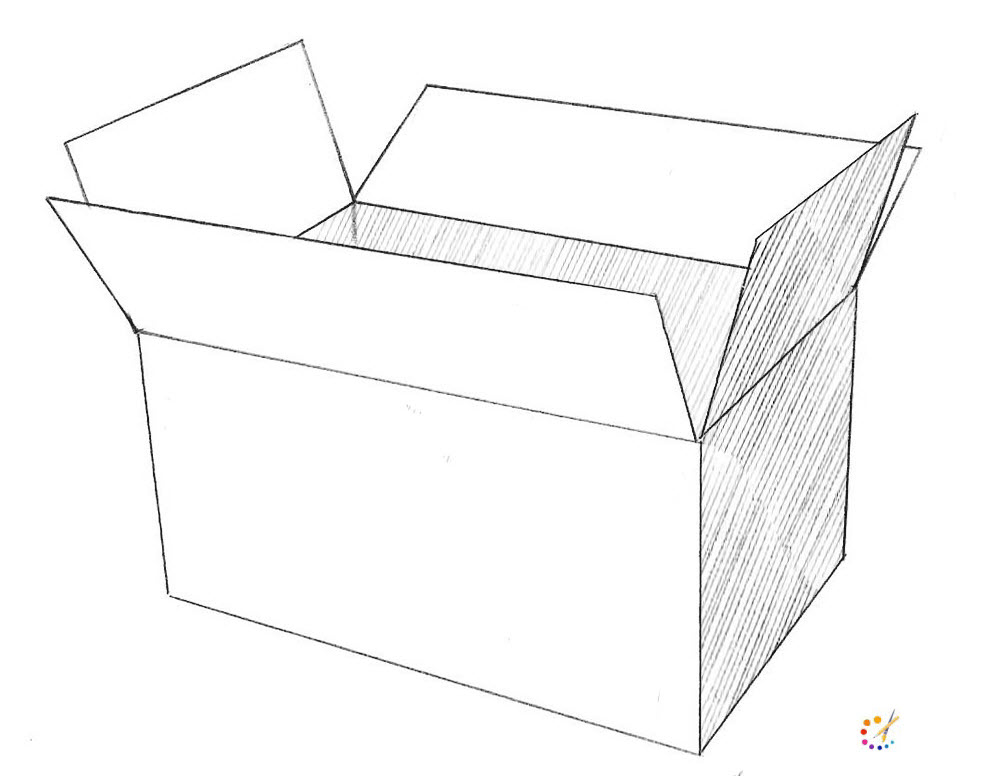 How To Draw a Box Step By Step – For Kids & Beginners