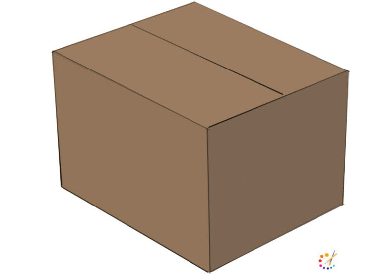 How To Draw a Box Step By Step – For Kids & Beginners
