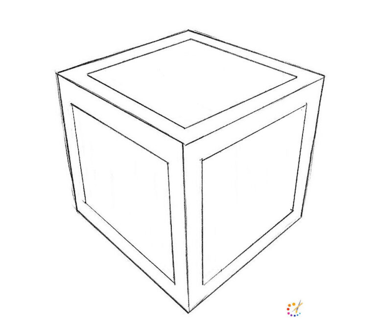 How To Draw a Box Step By Step – For Kids & Beginners