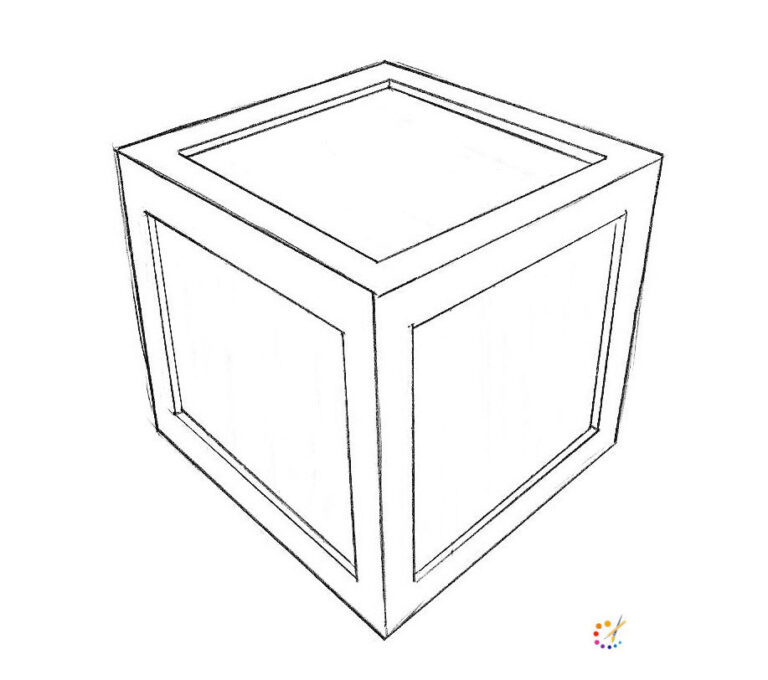 How To Draw a Box Step By Step – For Kids & Beginners