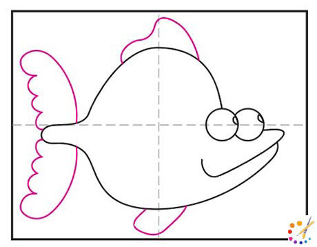 How to Draw A Fish Step By Step - For Kids & Beginners