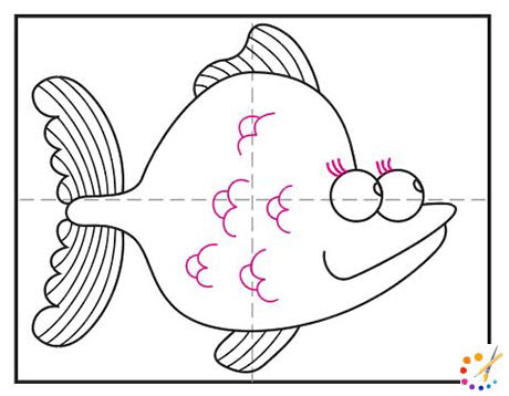 How to Draw A Fish Step By Step - For Kids & Beginners