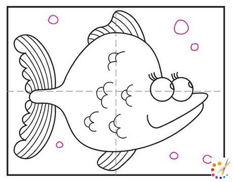 How to Draw A Fish Step By Step - For Kids & Beginners