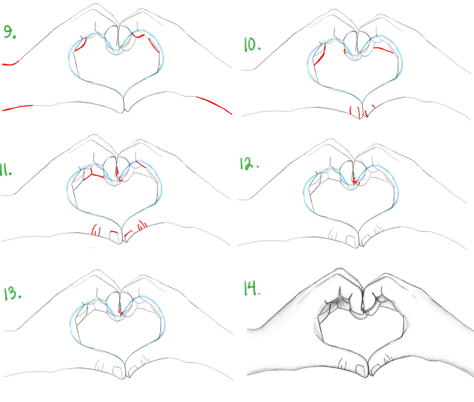 How to Draw Heart Step By Step - For Kids & Beginners