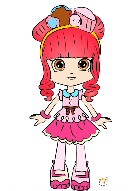 How to Draw Shopkins Step By Step - For Kids & Beginners