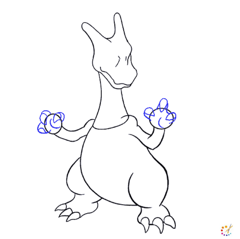 How to Draw Charizard Pokemon Step By Step For Beginners