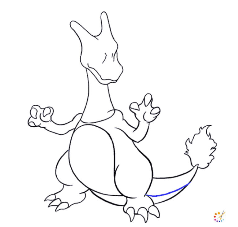 How to Draw Charizard Pokemon Step By Step For Beginners