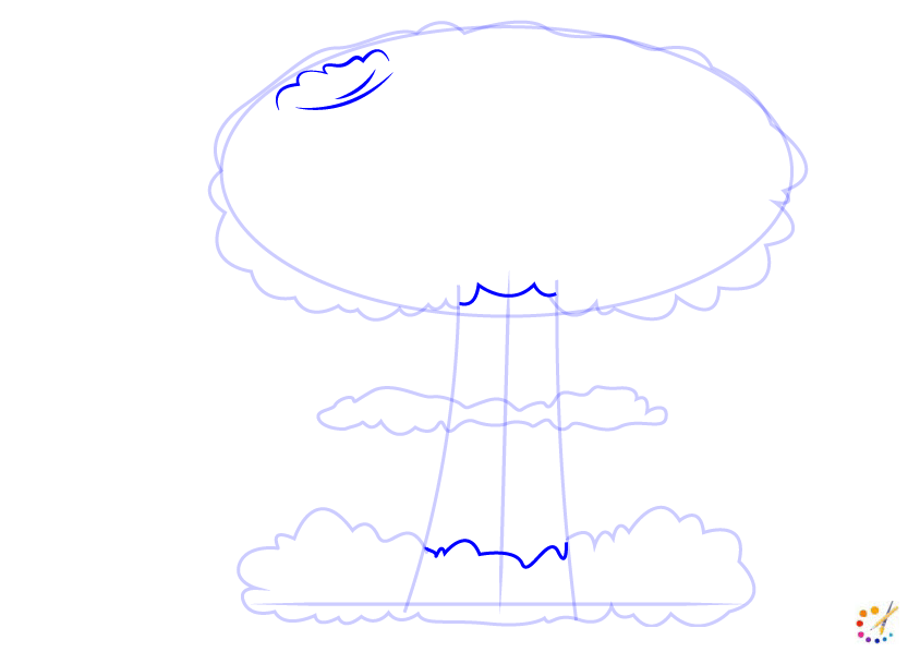 How to Draw Clouds Step By Step - For Kids & Beginners