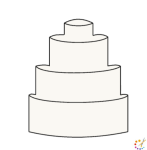 How to draw a Cake Step by Step – For Kids & Beginners
