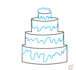 How to draw a Cake Step by Step – For Kids & Beginners