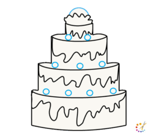 How to draw a Cake Step by Step – For Kids & Beginners