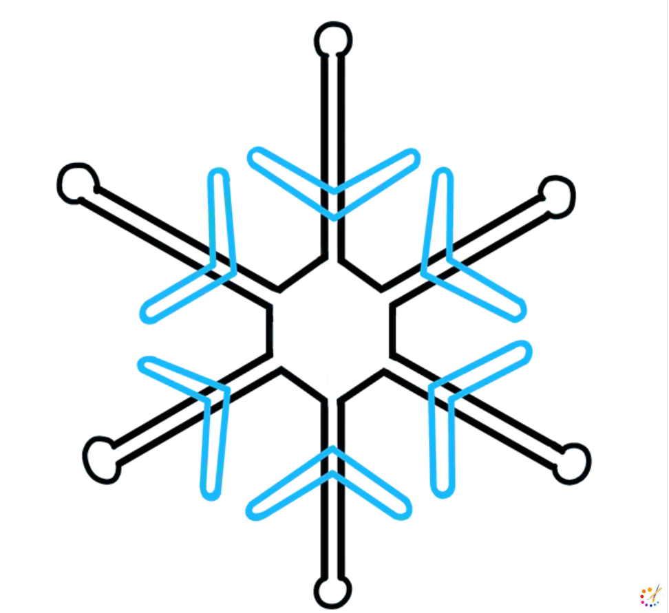 How to Draw Snowflakes Step By Step – For Kids & Beginners
