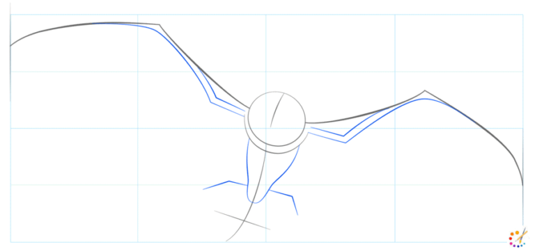 How to Draw Bat Step By Step – For Kids & Beginners