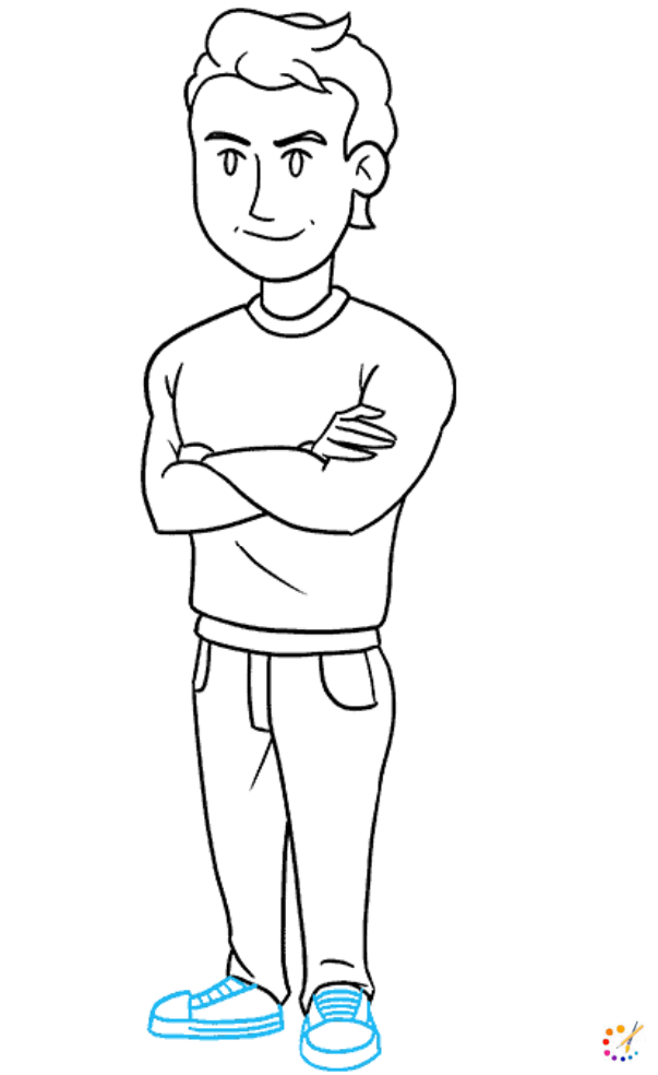 How to Draw People Step By Step - For Kids & Beginners