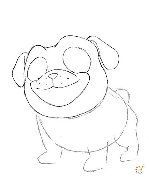 How to Draw a Puppy Step By Step – For Kids & Beginners