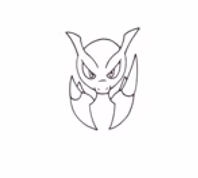 How to Draw Mewtwo Pokemon Step By Step - For Kids & Beginners